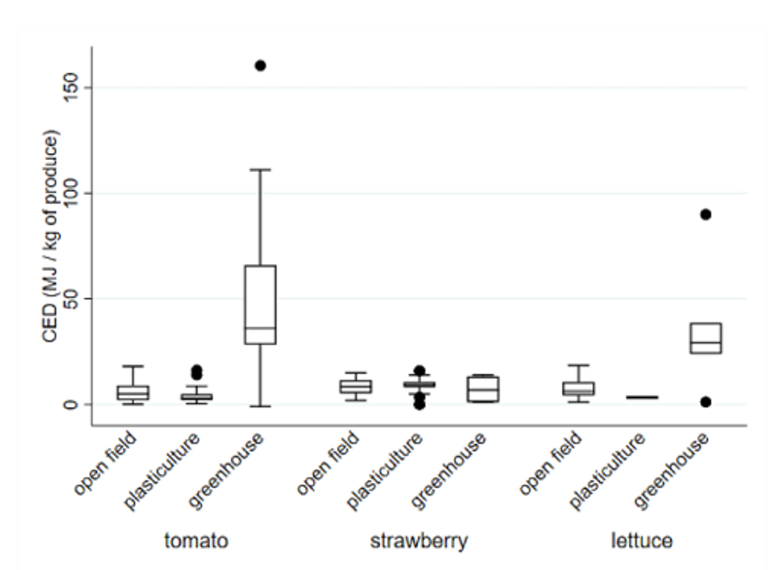 Environmental Performance of Growing Vegetables and Fruits in ...